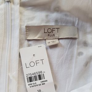 LOFT | Dresses | Nwt Loft Plus Eyelet Dress | Poshmark